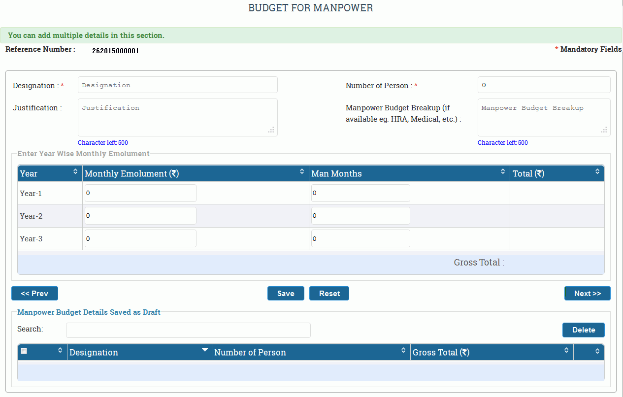 PI Guidelines - Proposal Submission Under Special Call