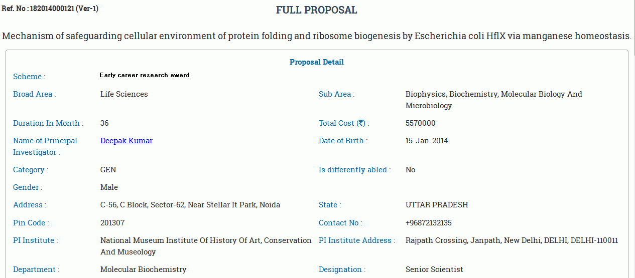 PI Guidelines - Proposal Submission For EMR