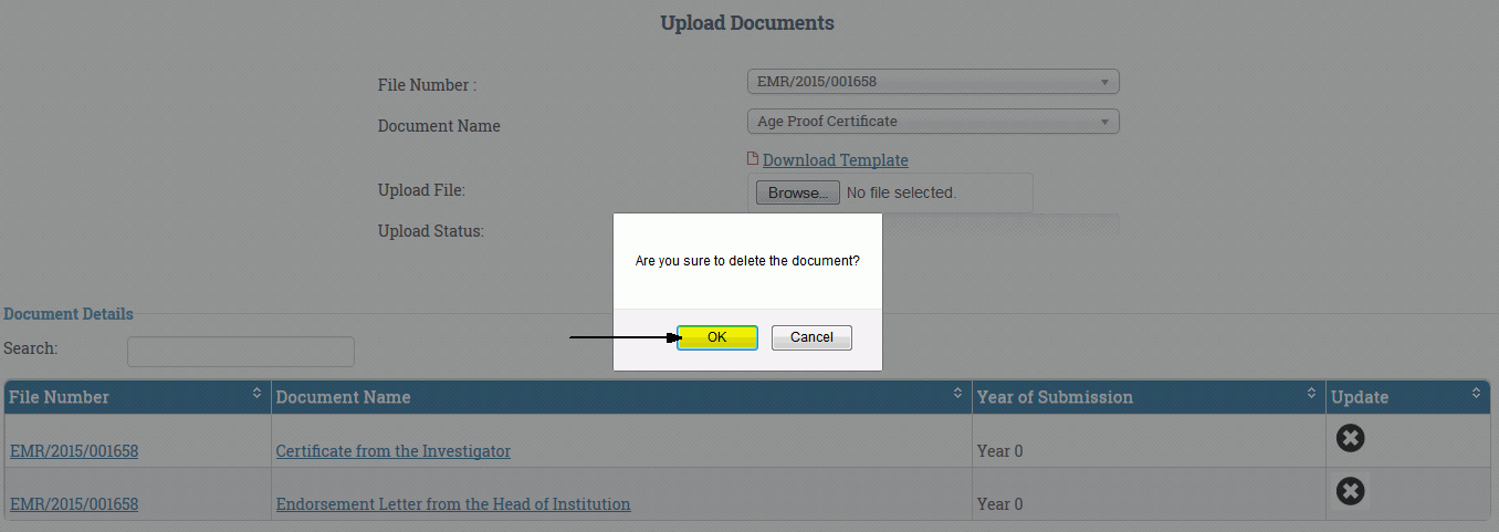 PI Guidelines - Resubmit of Documents