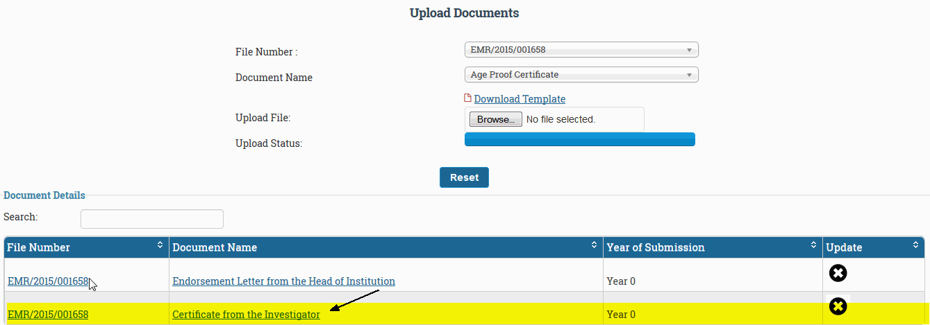 PI Guidelines - Resubmit of Documents
